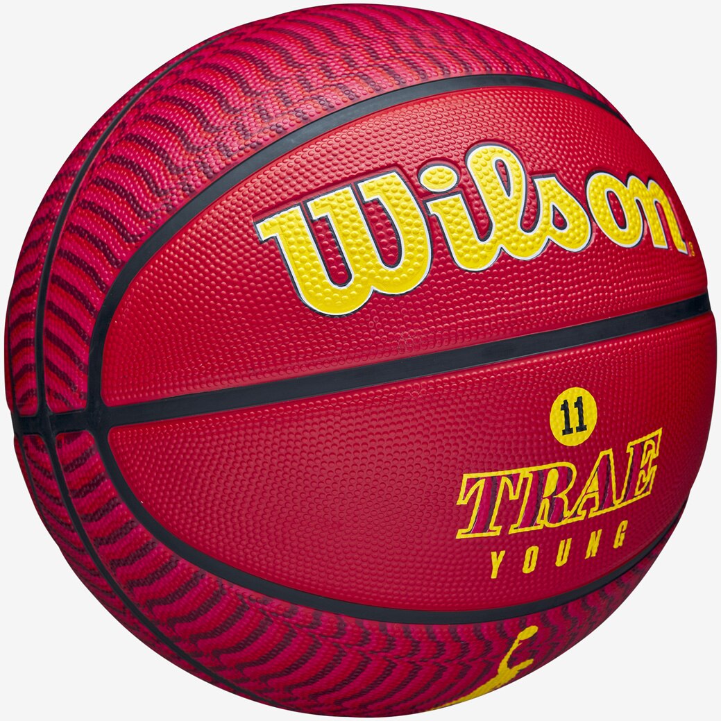 Minge baschet Wilson NBA Player Icon Outdoor Trae, marime 7, rosu - eMAG.ro