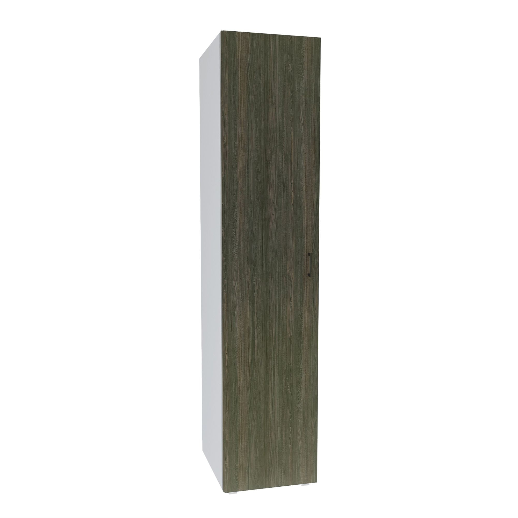 Dulap JUMBO 4 rafturi 46x211x57, Carcasa PAL Gri piatra, Fete PAL Lemn ...