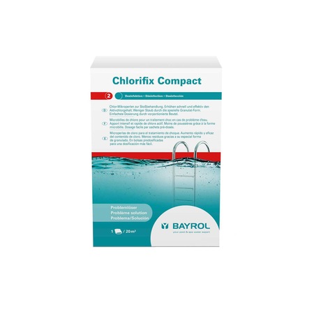Bayrol, Chlorifix Compact, Medence fertőtlenítő szer, Klór alapú, 1,2 ...