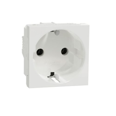 Priza Schneider New Unica NU303618 2P+E 16A 2 Module Alb - eMAG.ro