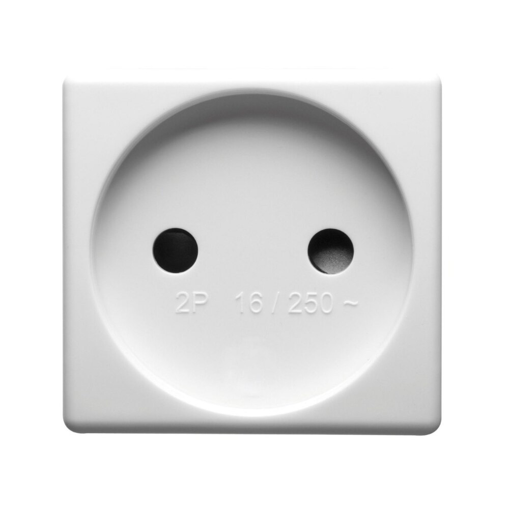 Priza Protectie Copii Gewiss System GW20206 2P 10/16A 2 Module Alb ...