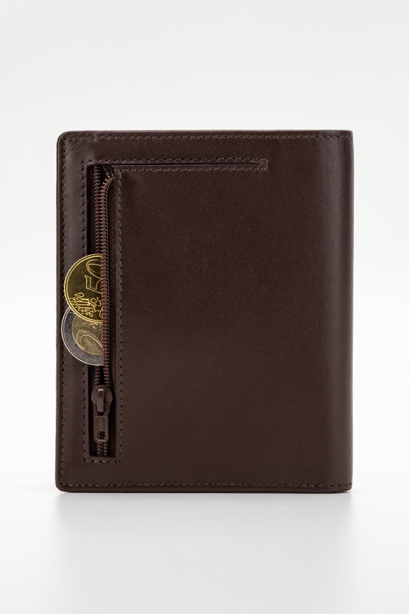 Portofel modern slim vertical barbati, Richhoff, protectie RFID, piele ...