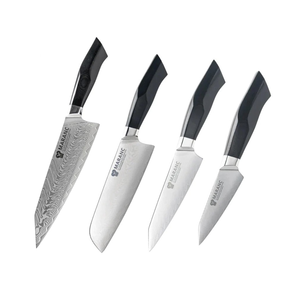 Set cutite Maranc, otel damasc, 4 piese, M269 - eMAG.ro