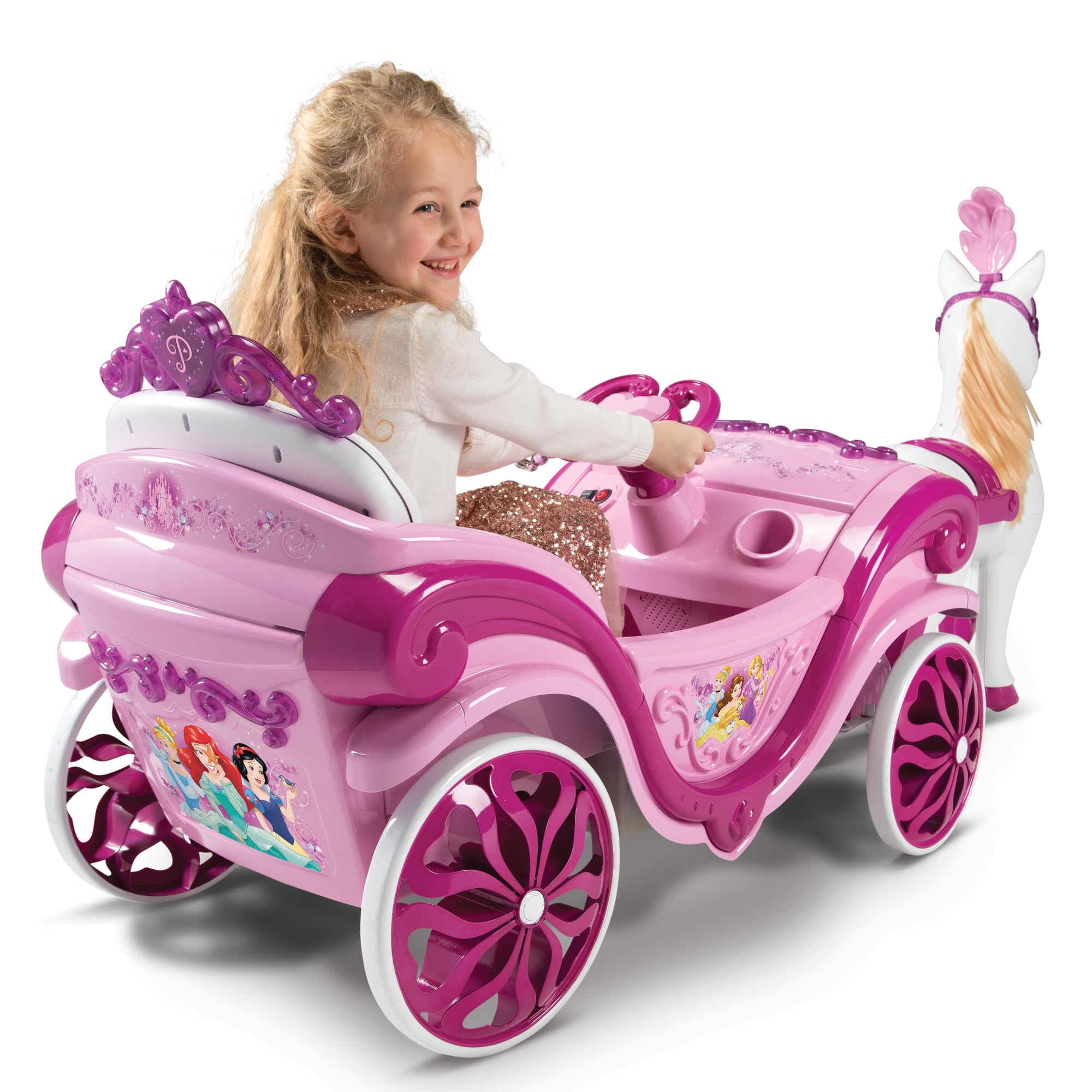Trasura electrica pentru copii Huffy Disney Princess, 6v - eMAG.ro