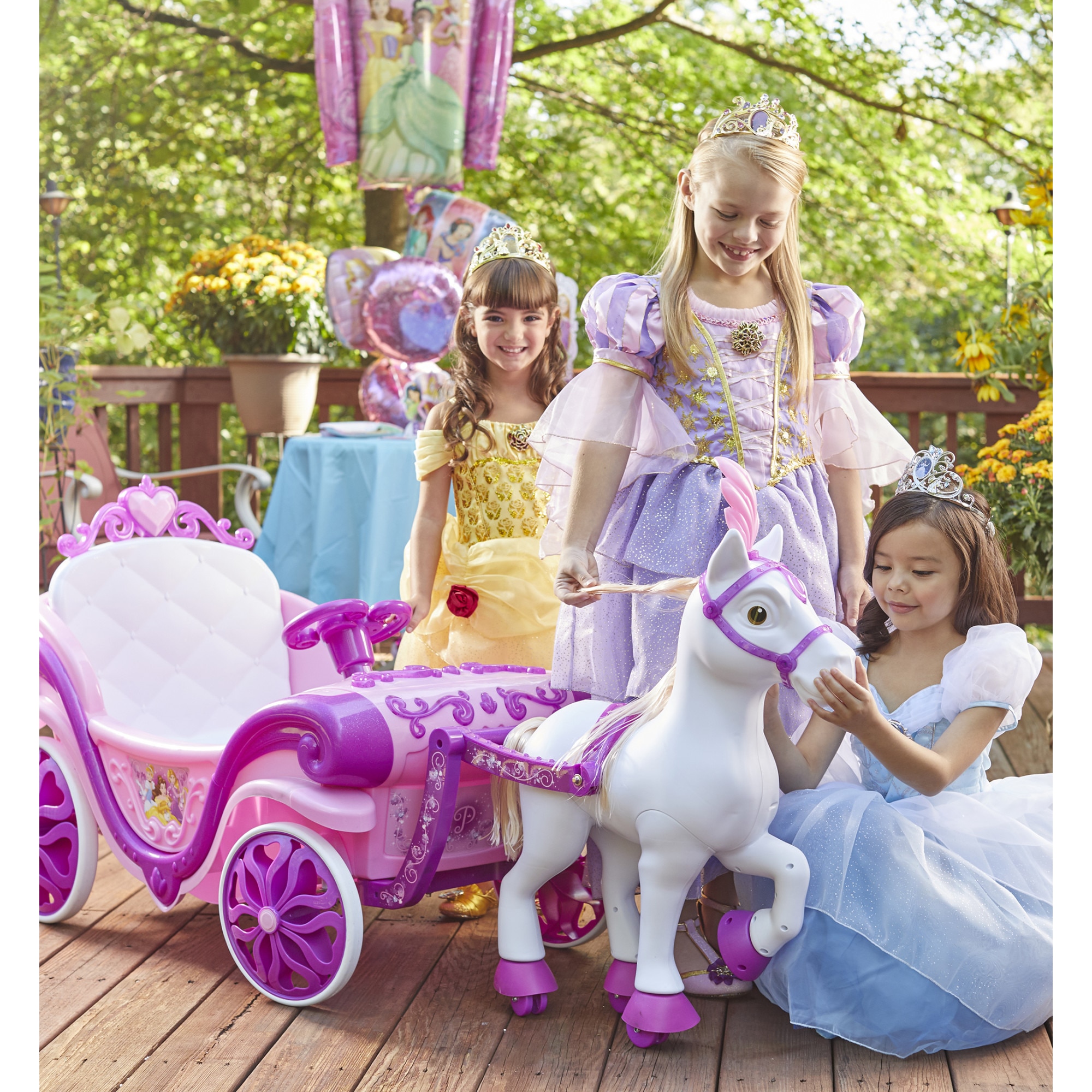Trasura electrica pentru copii Huffy Disney Princess, 6v - eMAG.ro