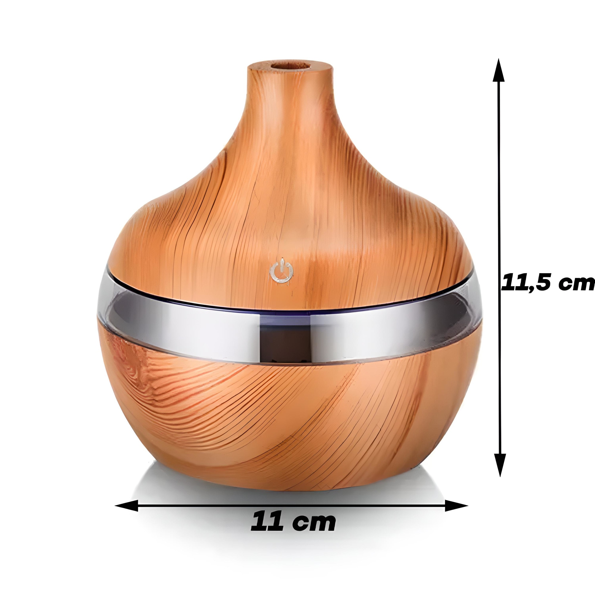 Retoo Ultrahangos aromaterápiás diffúzor és párásító, LED, 7 szín, 300 ...