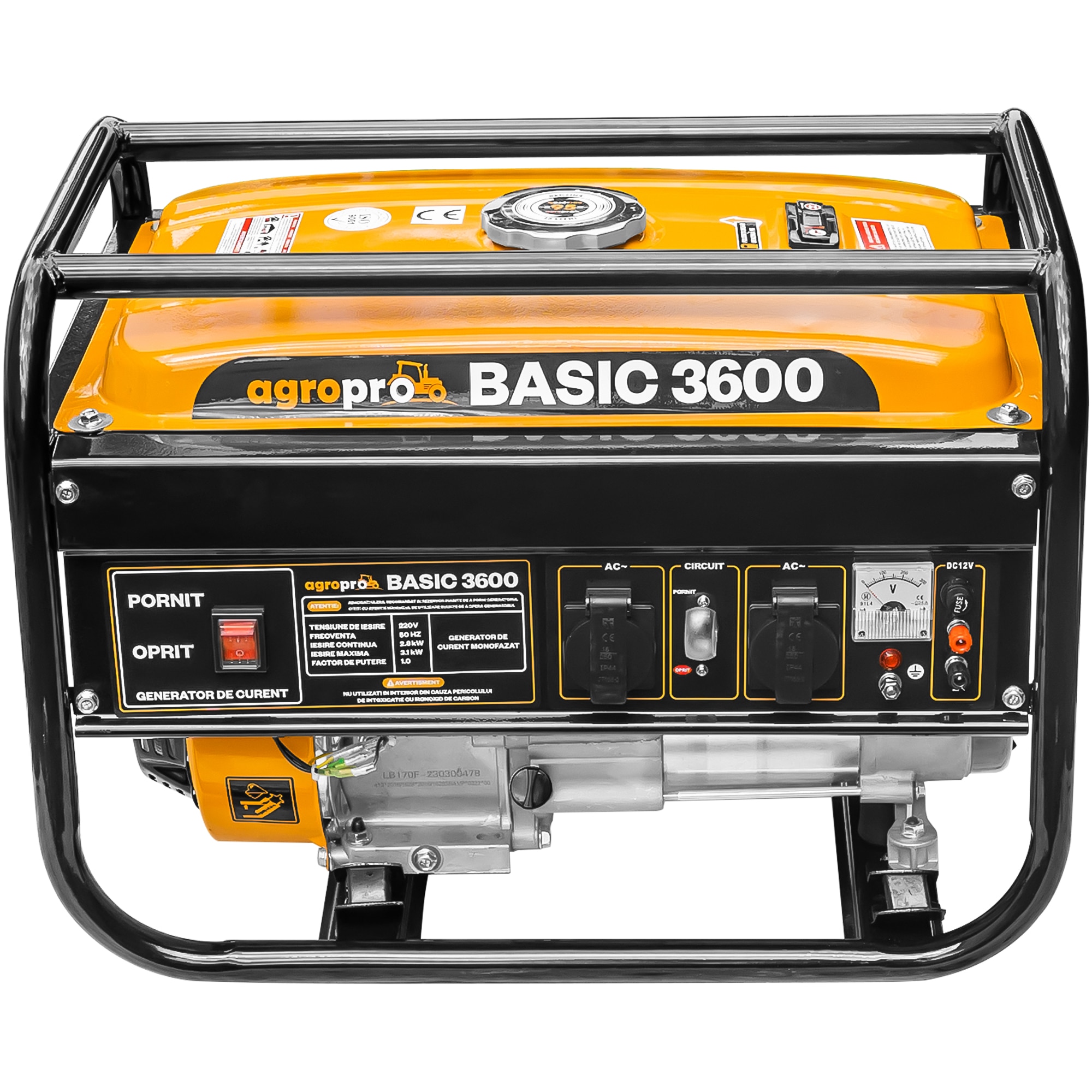 Generator de curent AgroPro BASIC 3600, putere max 3.1 kW, Euro 5 ...