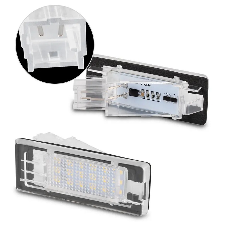 Set 2x Lampi LED pentru numar dedicate Dacia Duster(2010-2017), Logan ...
