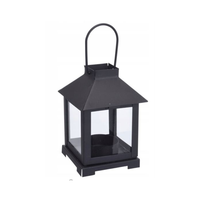 Mini lanterna pentru lumanare ceainic, otel, 11,5 cm - eMAG.ro
