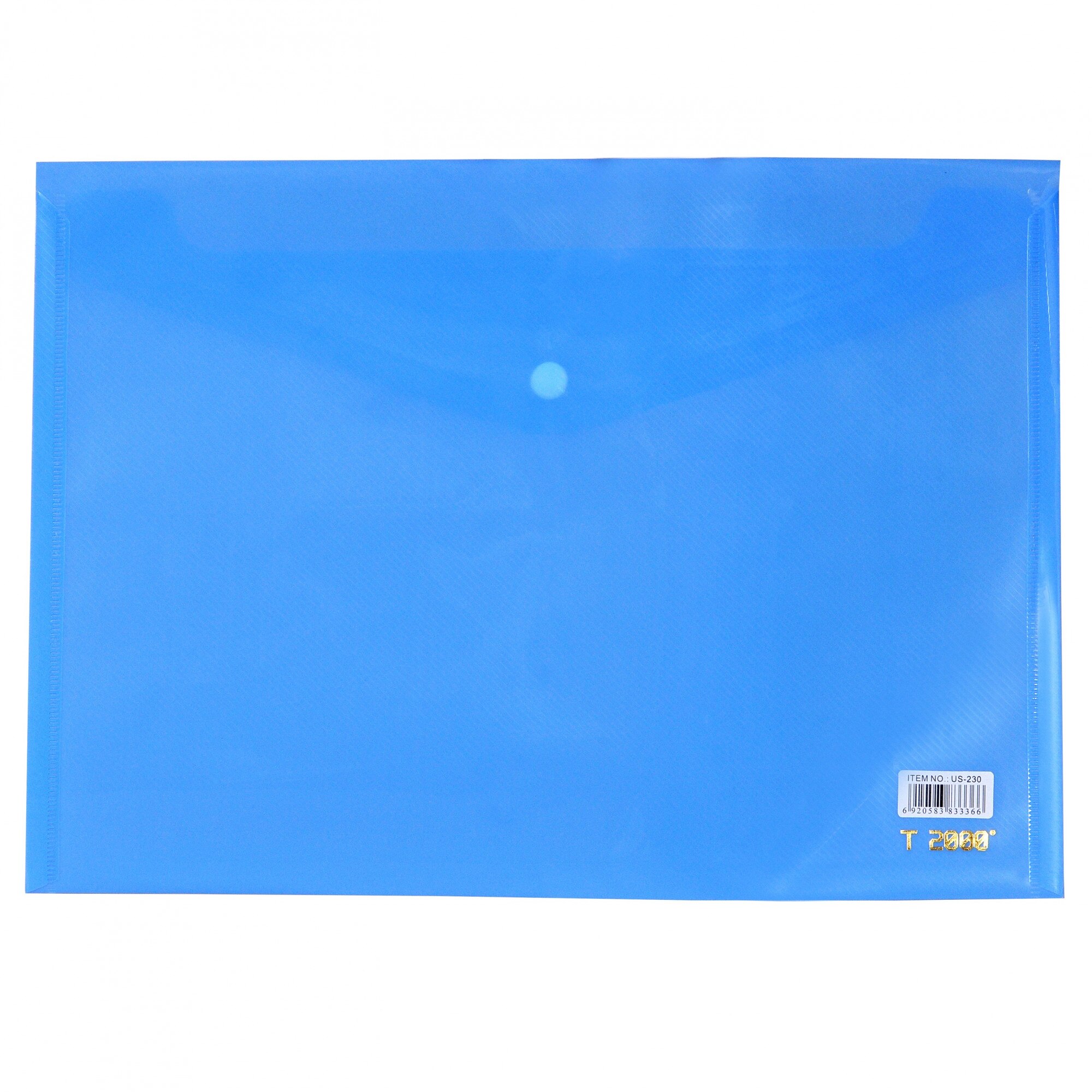 Mapa plastic A4 semitransparenta, cu buton si clapeta in V, US-230A ...