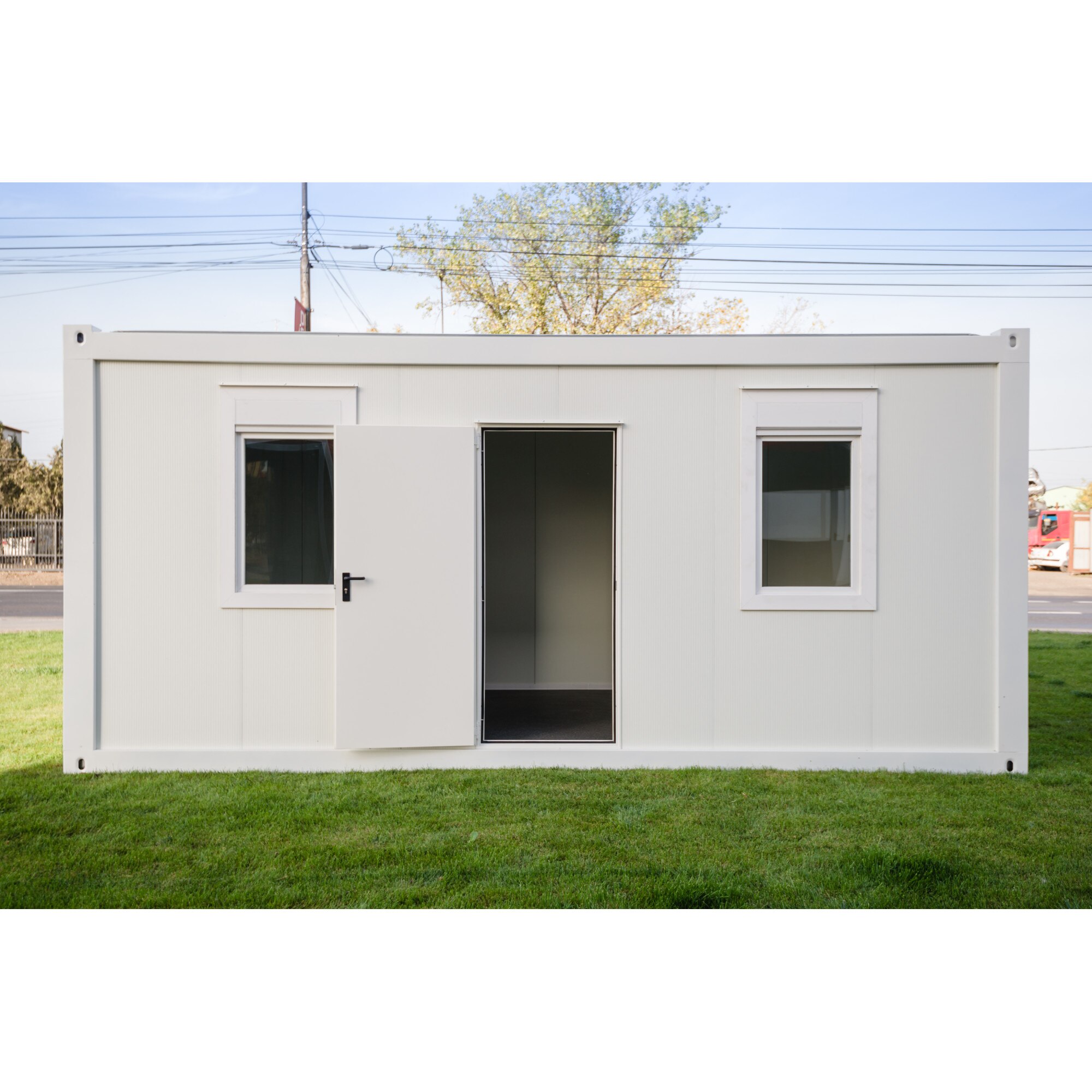 Container Modular, RAL 9010, 6058 x 2348 x 2820 cm - eMAG.ro