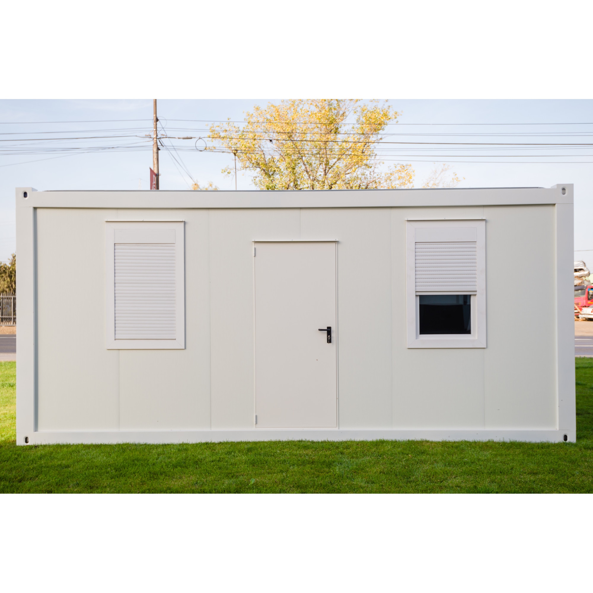 Container Modular, RAL 9010, 6058 x 2348 x 2820 cm - eMAG.ro