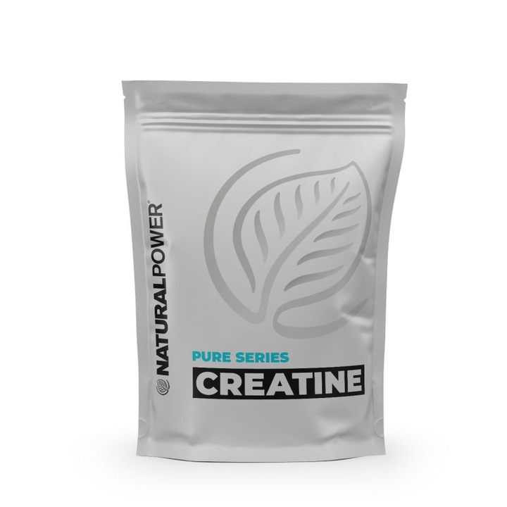 Creatina monohidrata, Natural Power, fara aroma, pulbere, 500g - eMAG.ro