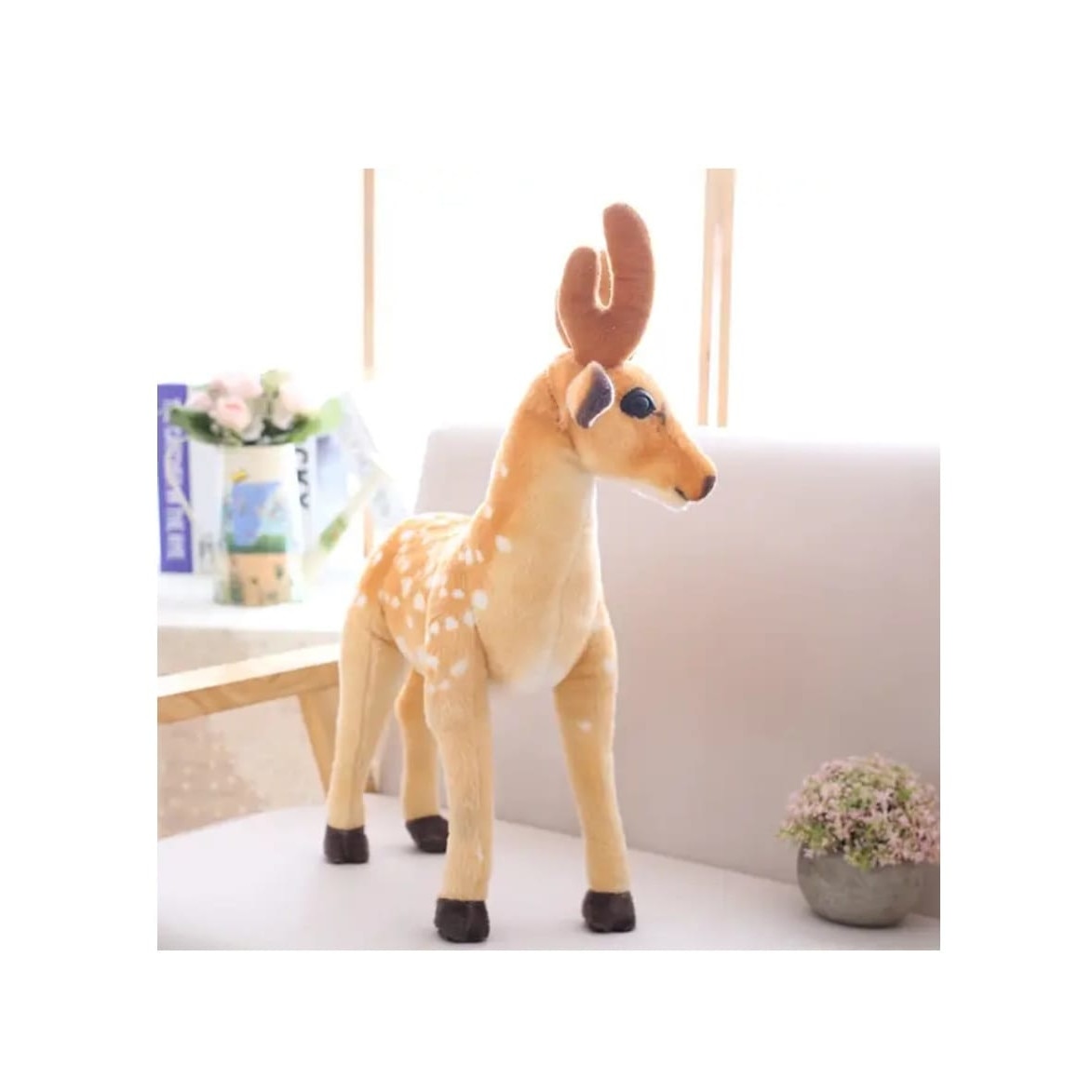 Caprioara de plus, picioare flexibile, multicolor, 65 cm - eMAG.ro