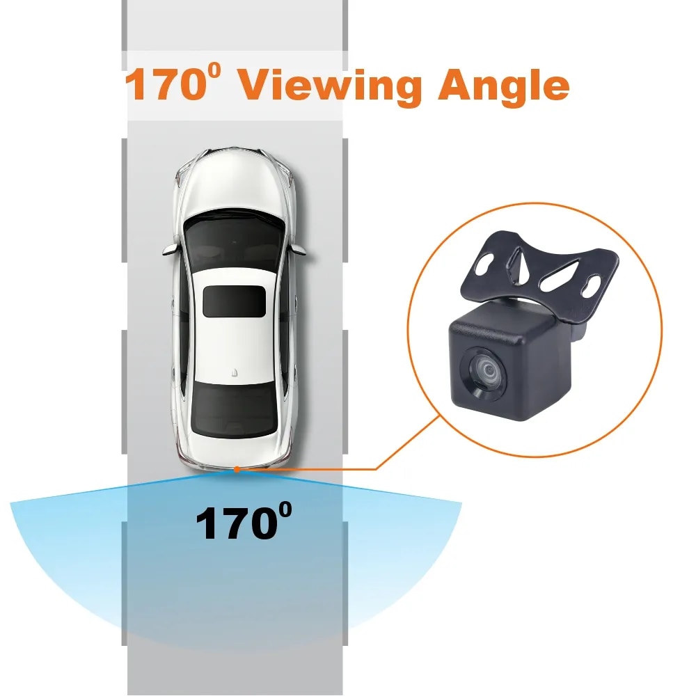 Camera marsarier auto, 720P Video, Rezistenta la apa, IP68 - eMAG.ro