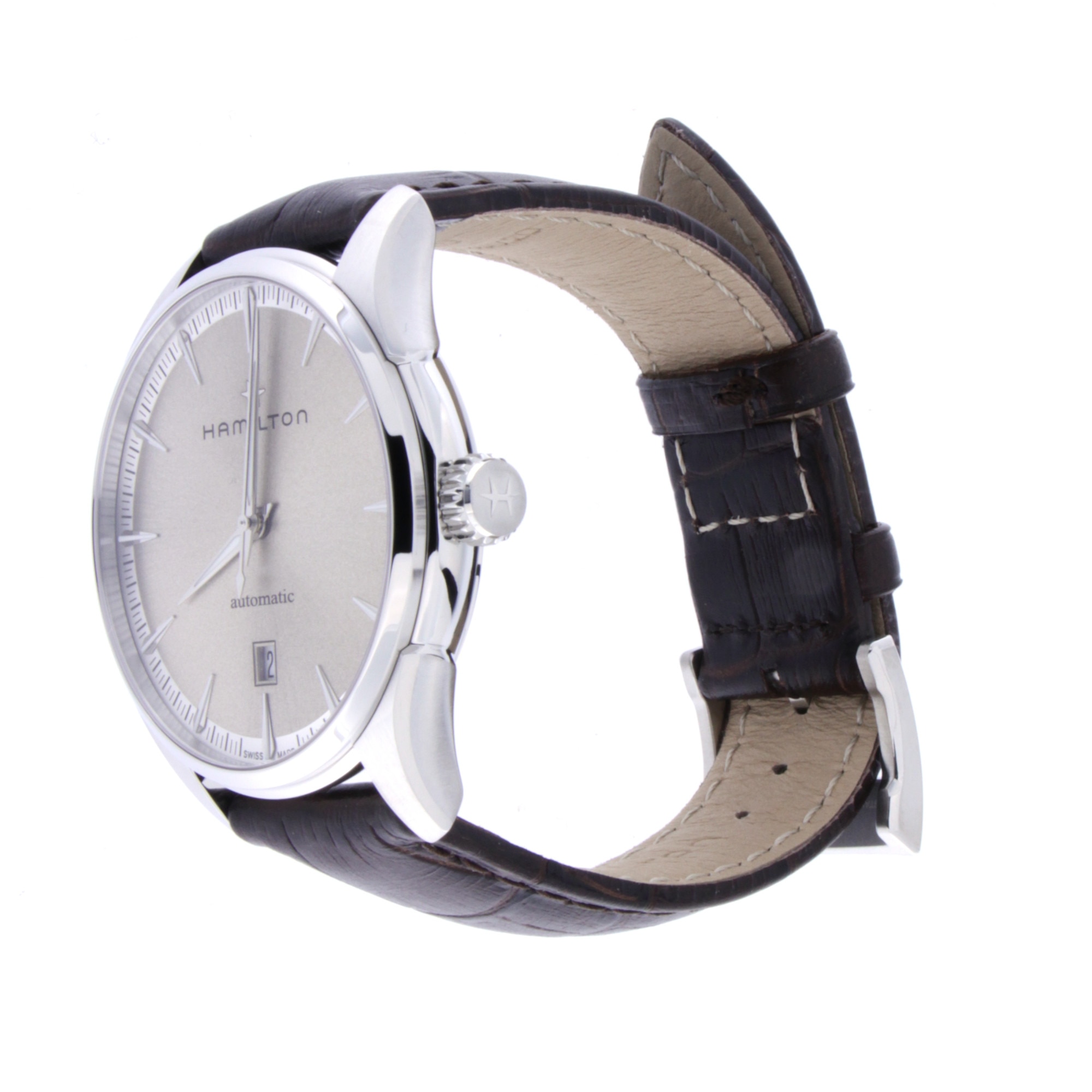 Ceas unisex, Hamilton, Piele naturala/Otel, Multicolor - eMAG.ro
