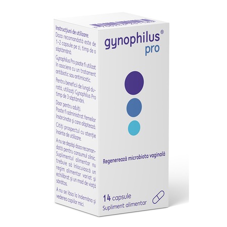 GYNOPHILUS Pro, Biessen Pharma, 14 capsule vaginale - eMAG.ro