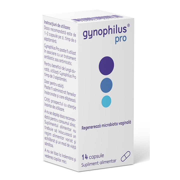 GYNOPHILUS Pro, Biessen Pharma, 14 capsule vaginale - eMAG.ro