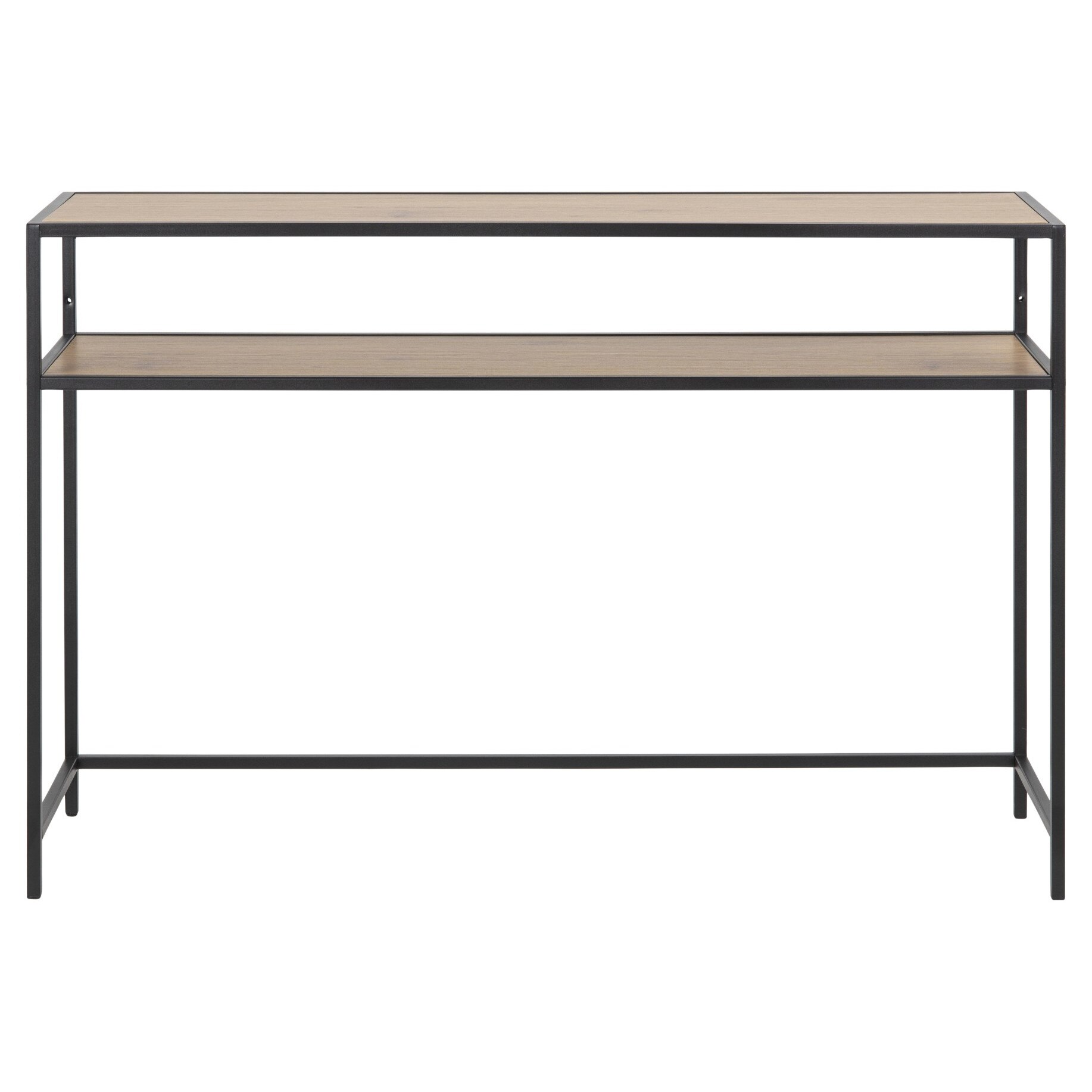 Consola mobilier, HowHomely, Lemn/Metal, Maro/Negru - eMAG.ro