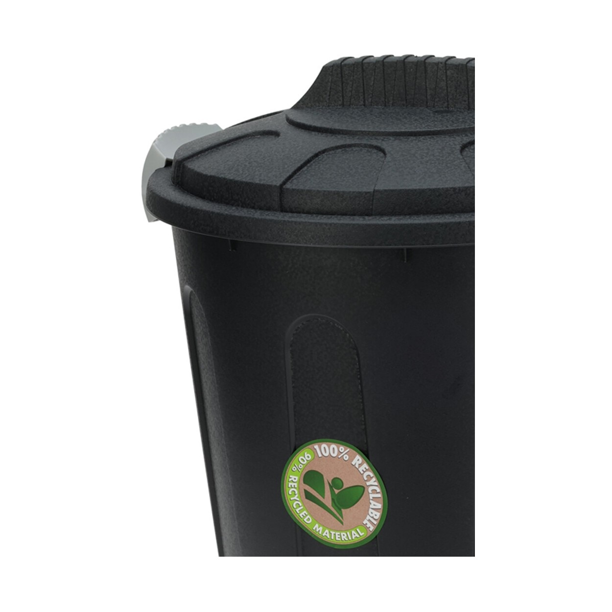 Cos de gunoi cu capac, H&S, Plastic, 23L, Negru - eMAG.ro