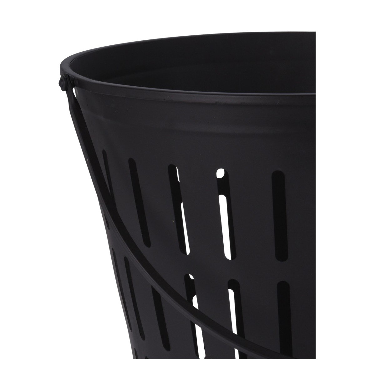 Cos pentru lemne foc cu maner, H&S, 2kg, Metal, Negru - eMAG.ro
