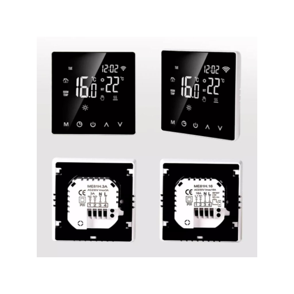 Termostat interior, BOT, Tuya, WiFi, 16A - eMAG.ro