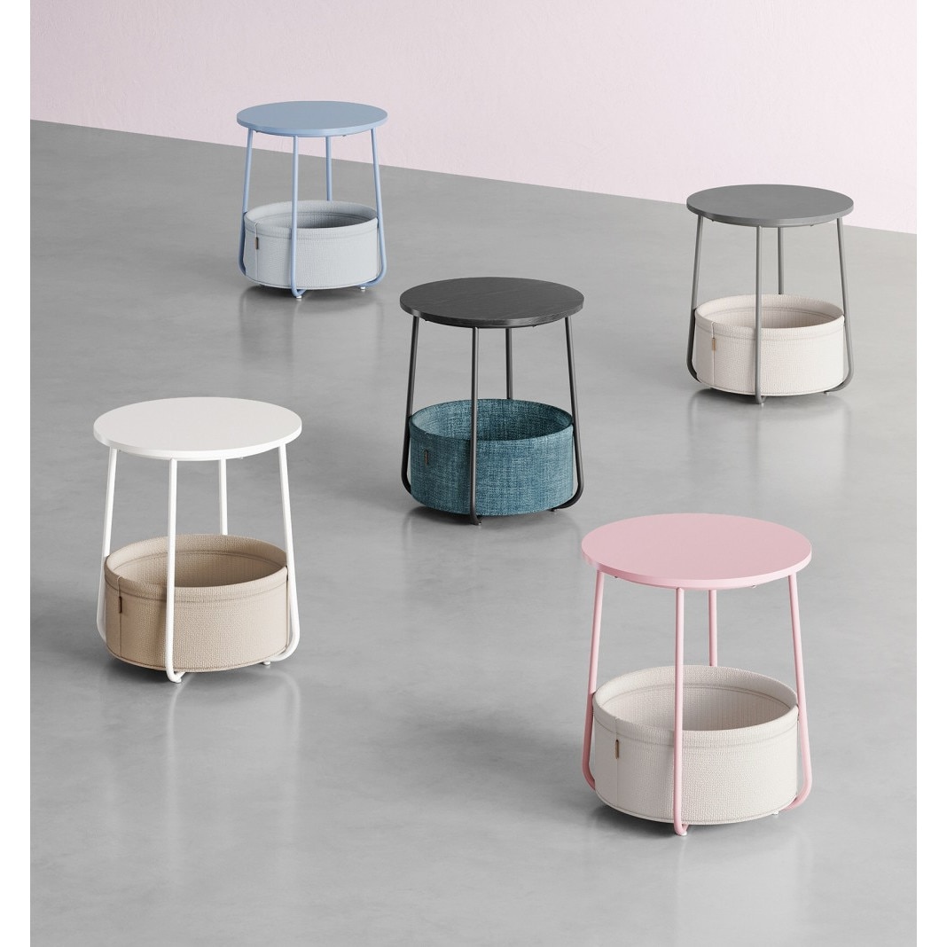 Masa pentru camera de zi, Songmics, Lemn, 45x50 cm, Gri - eMAG.ro