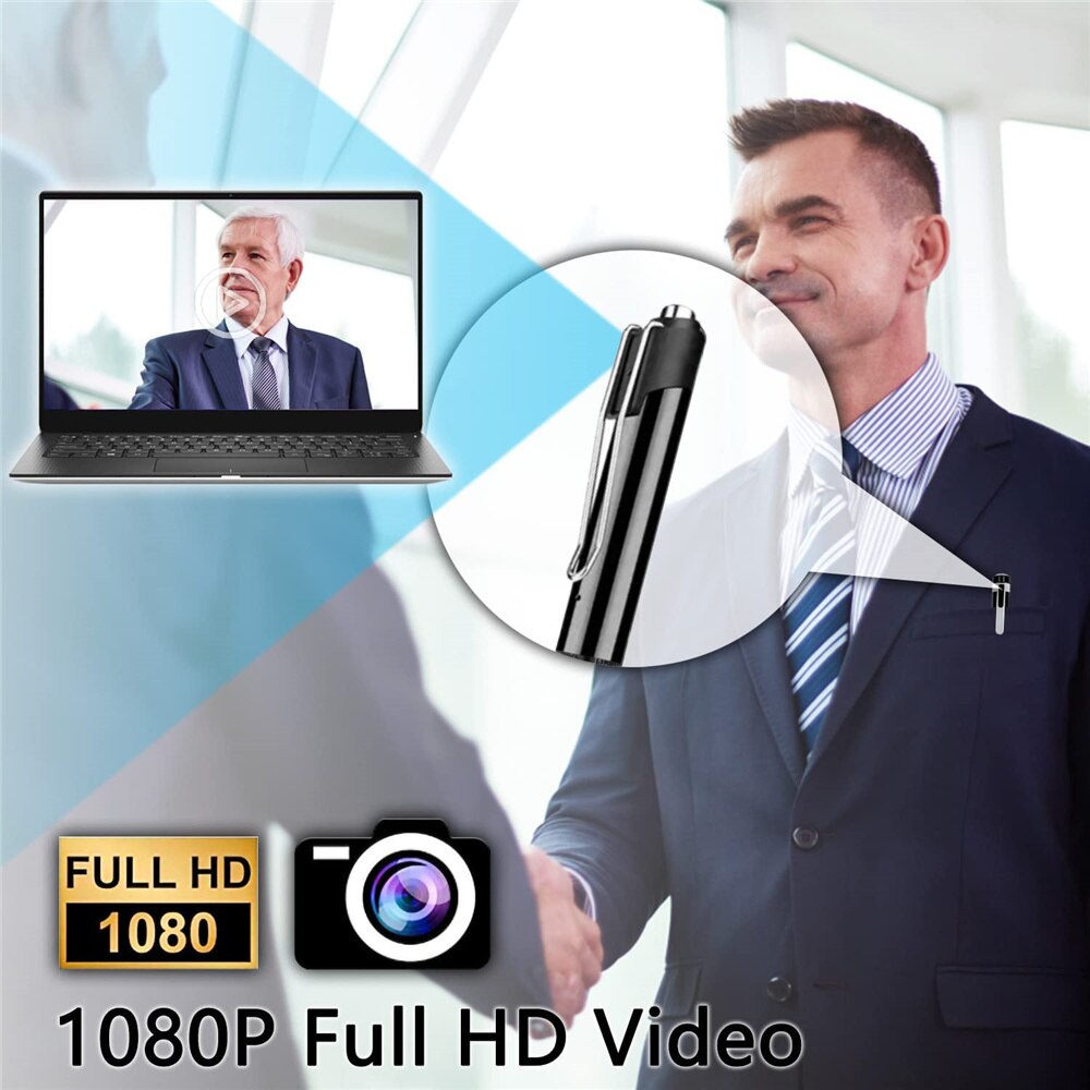 Pix Spion Camera 1080 HD si Microfon, Inregistrare Audio/Video, Negru ...