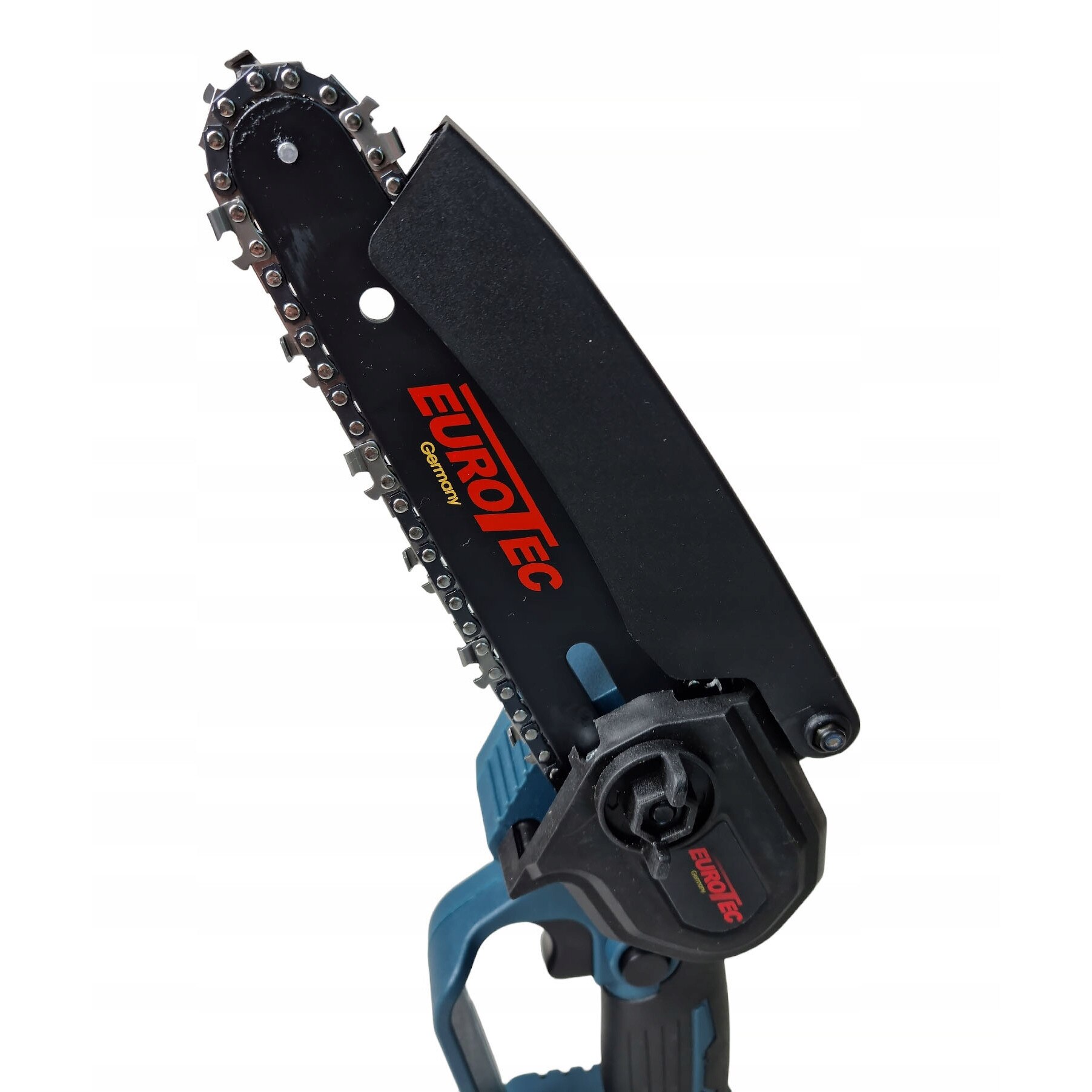 Fierastrau cu lant, Eurotec, Fara fir, 6 inch, Cu 2 baterii, Negru ...