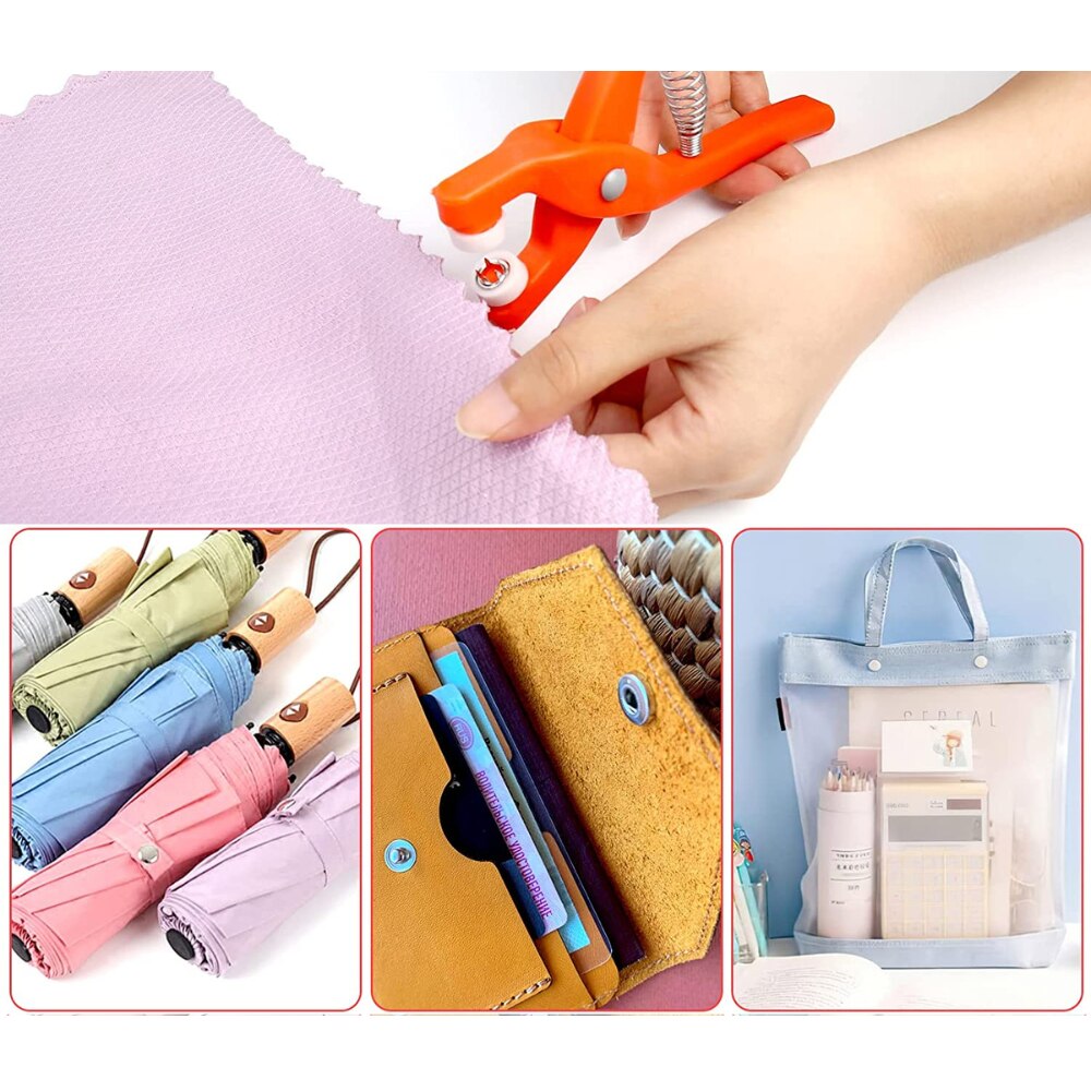 Set Cleste pentru fixare rapida Salestore.ro®, cu capse si Cutie pentru ...