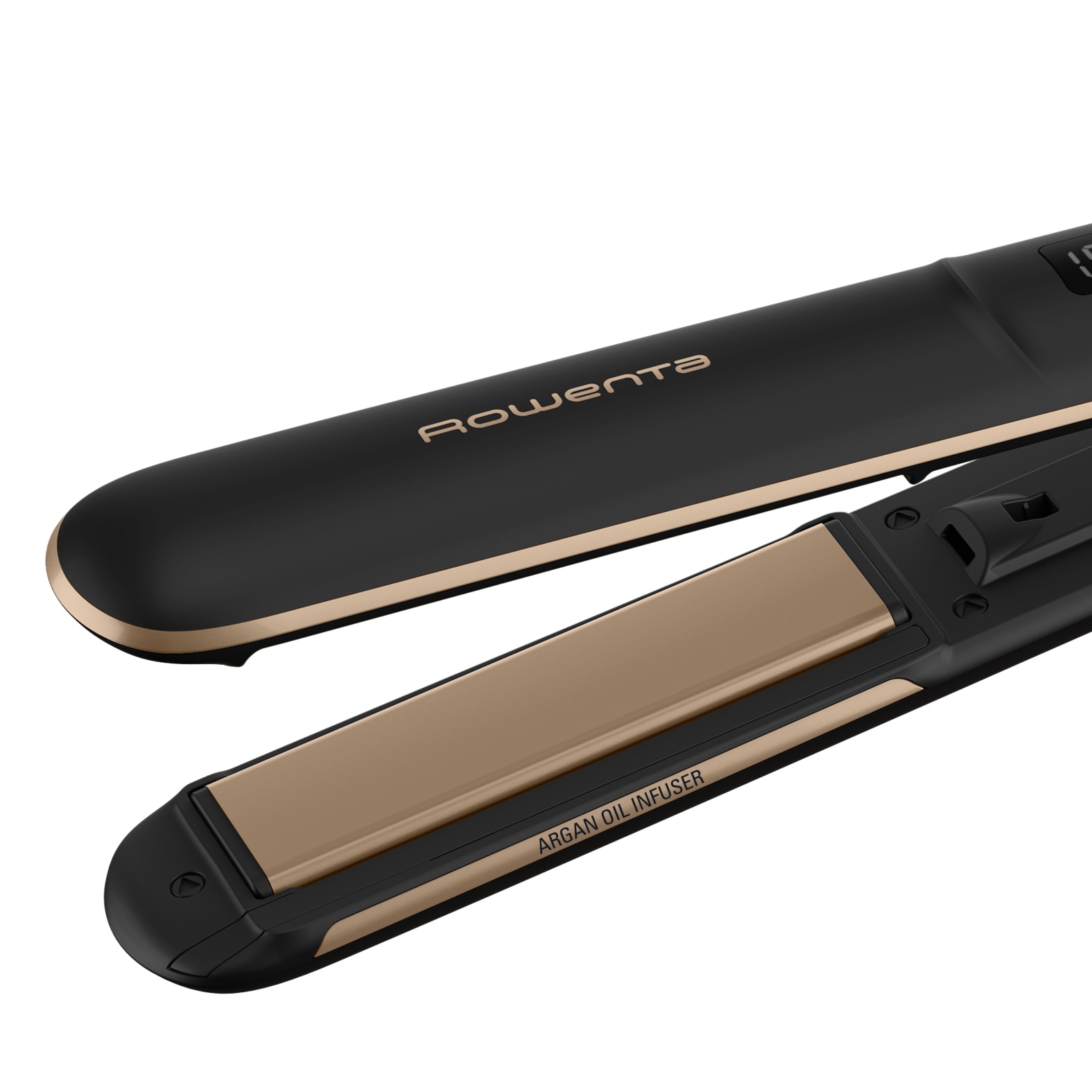 Placa de indreptat parul Rowenta Express Shine SF4630F0, 8 trepte de ...