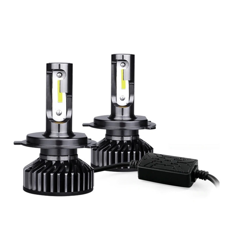 Set Becuri Auto H4 LED CANBUS, F2, 10000lm 12V 24V 72W - eMAG.ro
