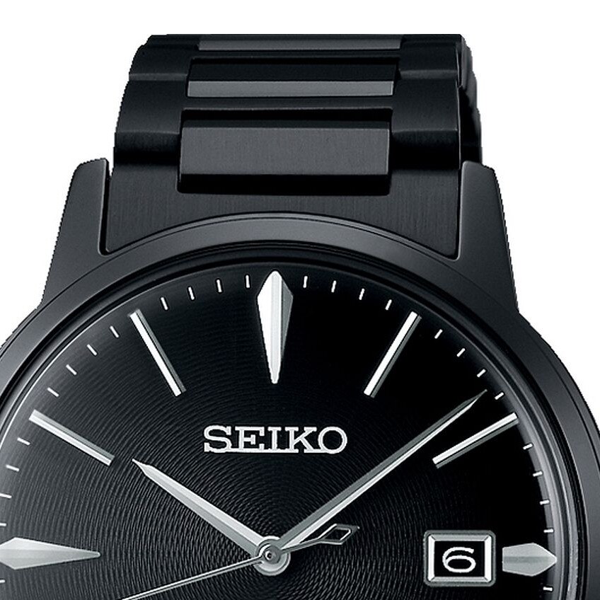 Ceas barbati Presage Cocktail Time, Seiko, Inox, 40 mm, Negru - eMAG.ro