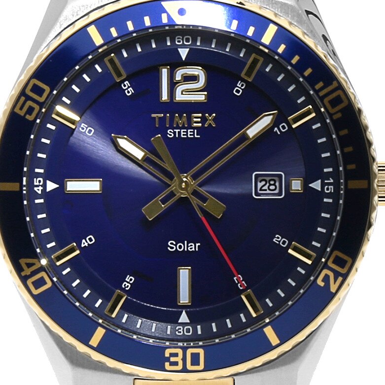 Ceas barbati Classic Solar, Timex, Inox, 43 mm, Multicolor - eMAG.ro