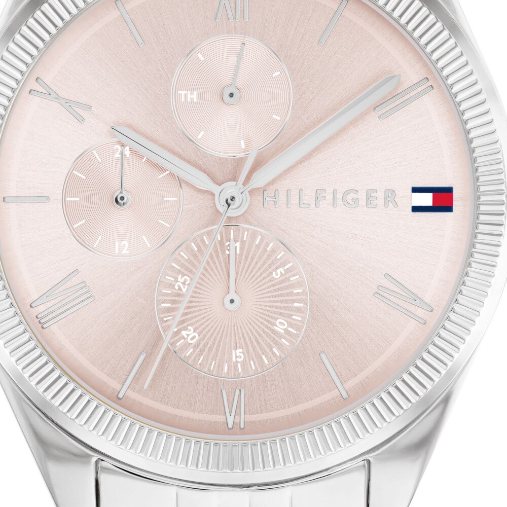 Дамски часовник, Tommy Hilfiger, Неръждаема стомана, Кварц, Сребро ...