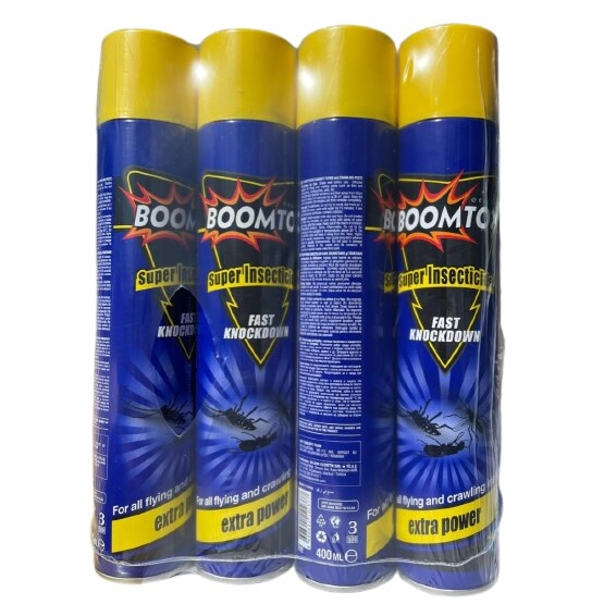 Set 4 bucati Spray insecticid Boomtox impotriva insectelor zburatoare ...