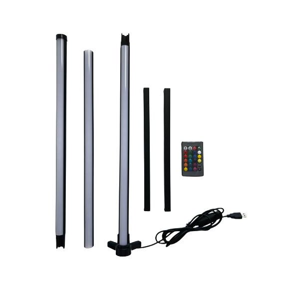 Lampa de colt LED RGB de 29x2.3x140 cm, Amplasare pe Podea, Design ...