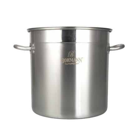 Oala din inox Bohmann, 30cm, 20 litri, capac - eMAG.ro