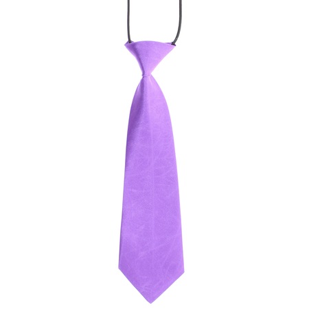 Cravata pentru copii, Buticcochet, din material sintetic, 28 cm, Mov ...