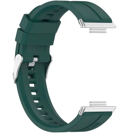 Curea Huawei Watch Fit 2, silicon, Verde inchis - eMAG.ro