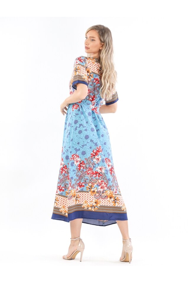Rochie Dama JenniferStyle Bleu - eMAG.ro