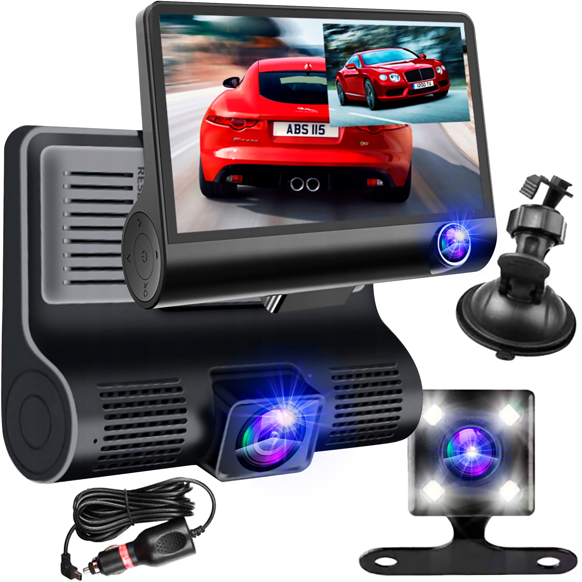 Xinjia autókamerák DVR Extralink Q12, Dash Cam Full HD és WDR, 4.0LTPS ...