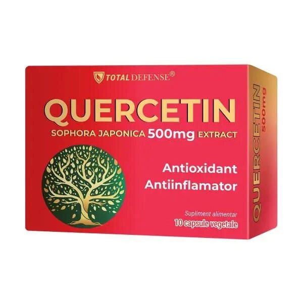 Quercetin 500 miligrame Antiinflamator Puternic Antioxidant Natural 10 ...