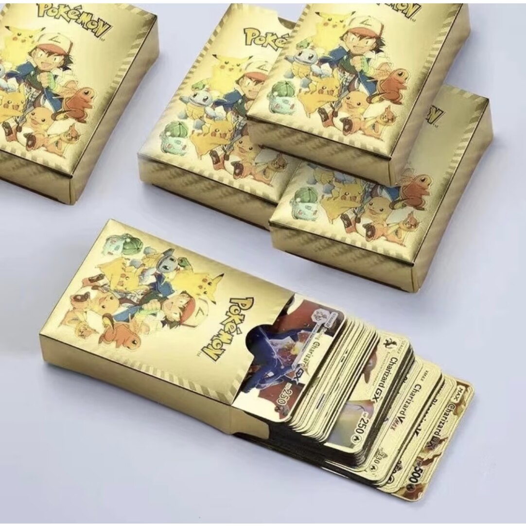 Set 55 cartonase aurii Pokemon - eMAG.ro