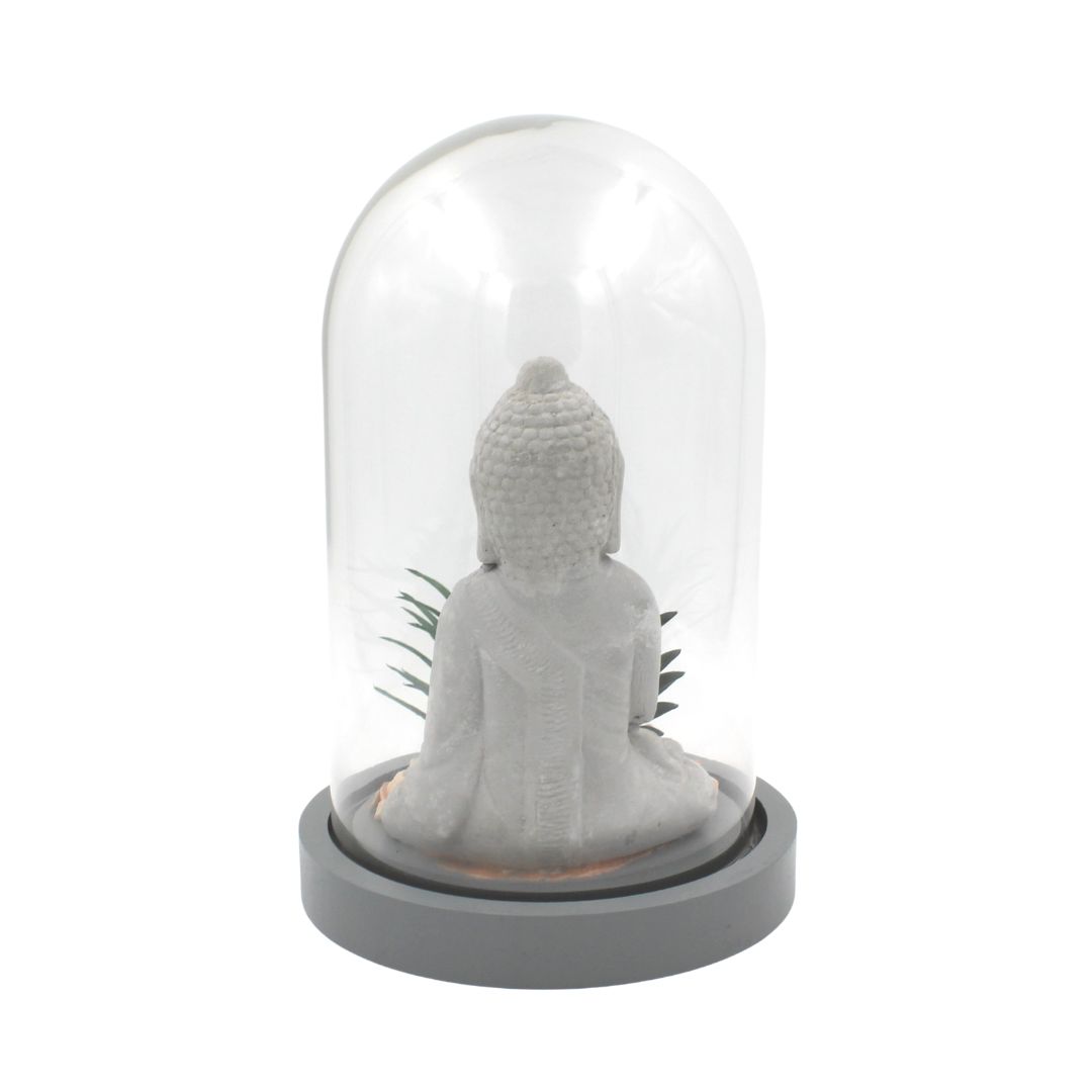 Glob decorativ sticla cu Buddha 21cm - eMAG.ro