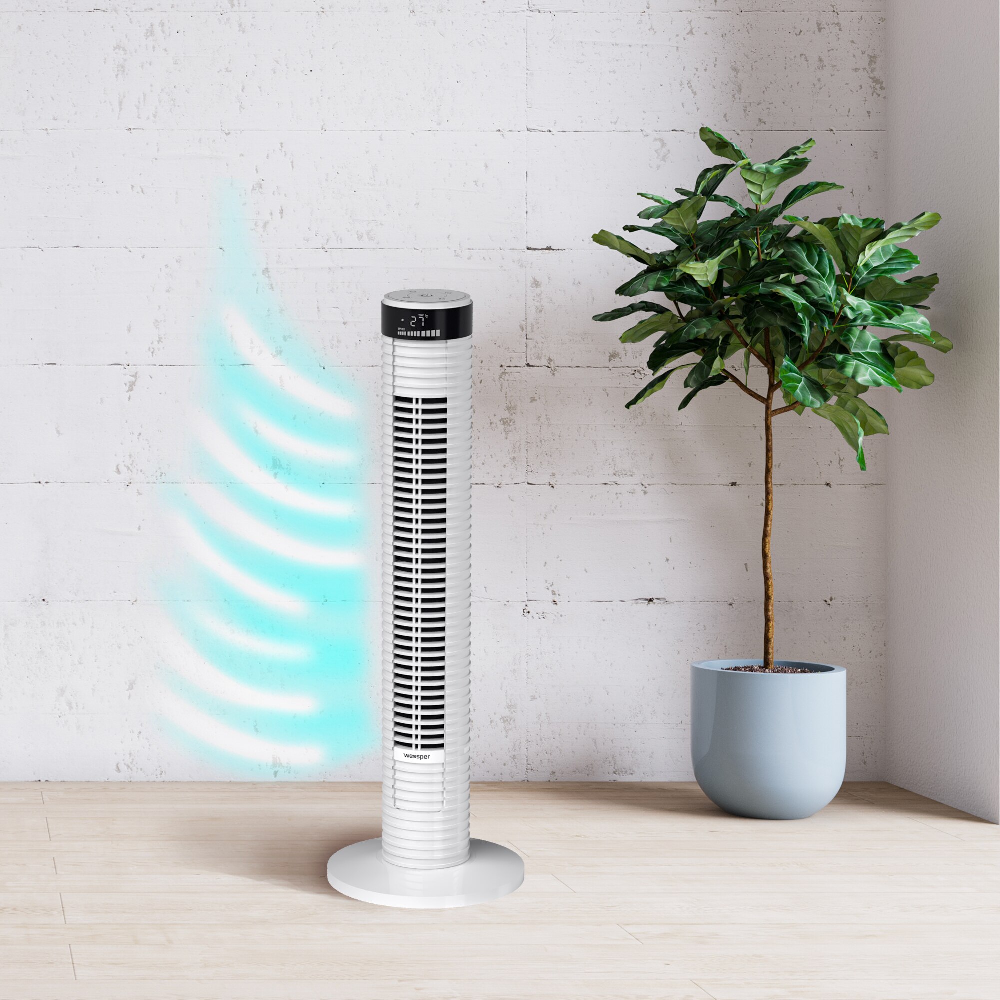 Ventilator turn, Wessper Ventlilmax, 1 m, Telecomanda, Timer, Oscilatie ...