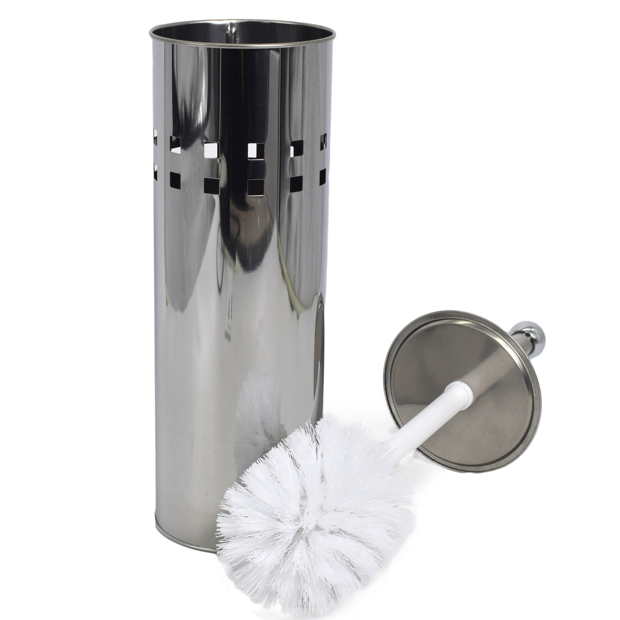 Perie WC cu suport din inox, Bath&Shower, 9.5*38cm, 82461 - eMAG.ro