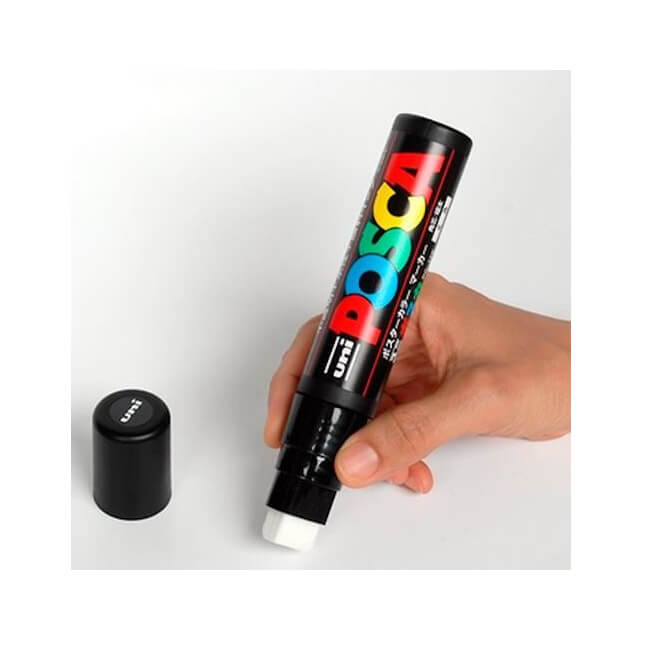 Set 2 markere Posca 17K alb si negru - eMAG.ro