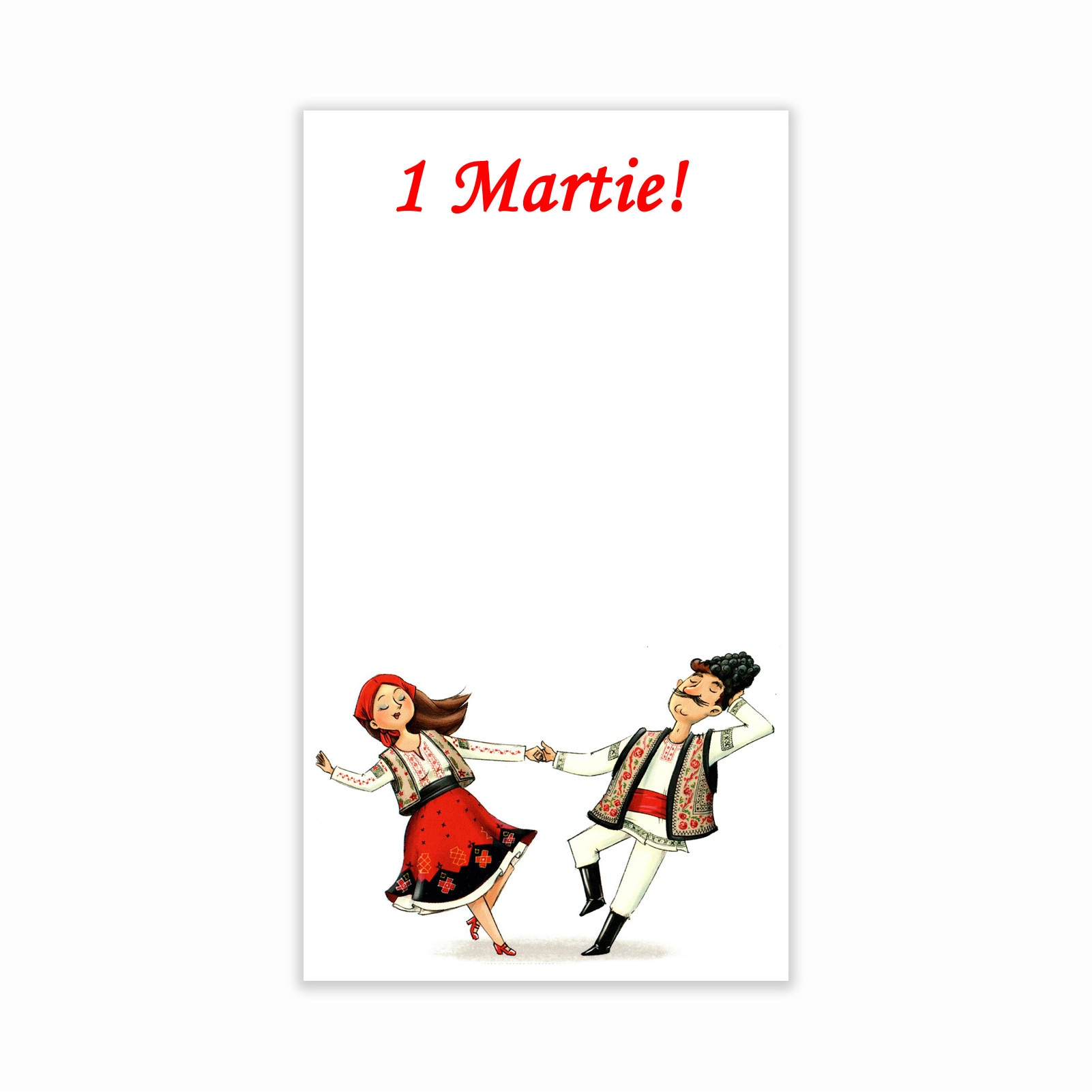 Set 200 Cartonase cu tematica Martisor, model 76, multicolor, 9x5 cm ...