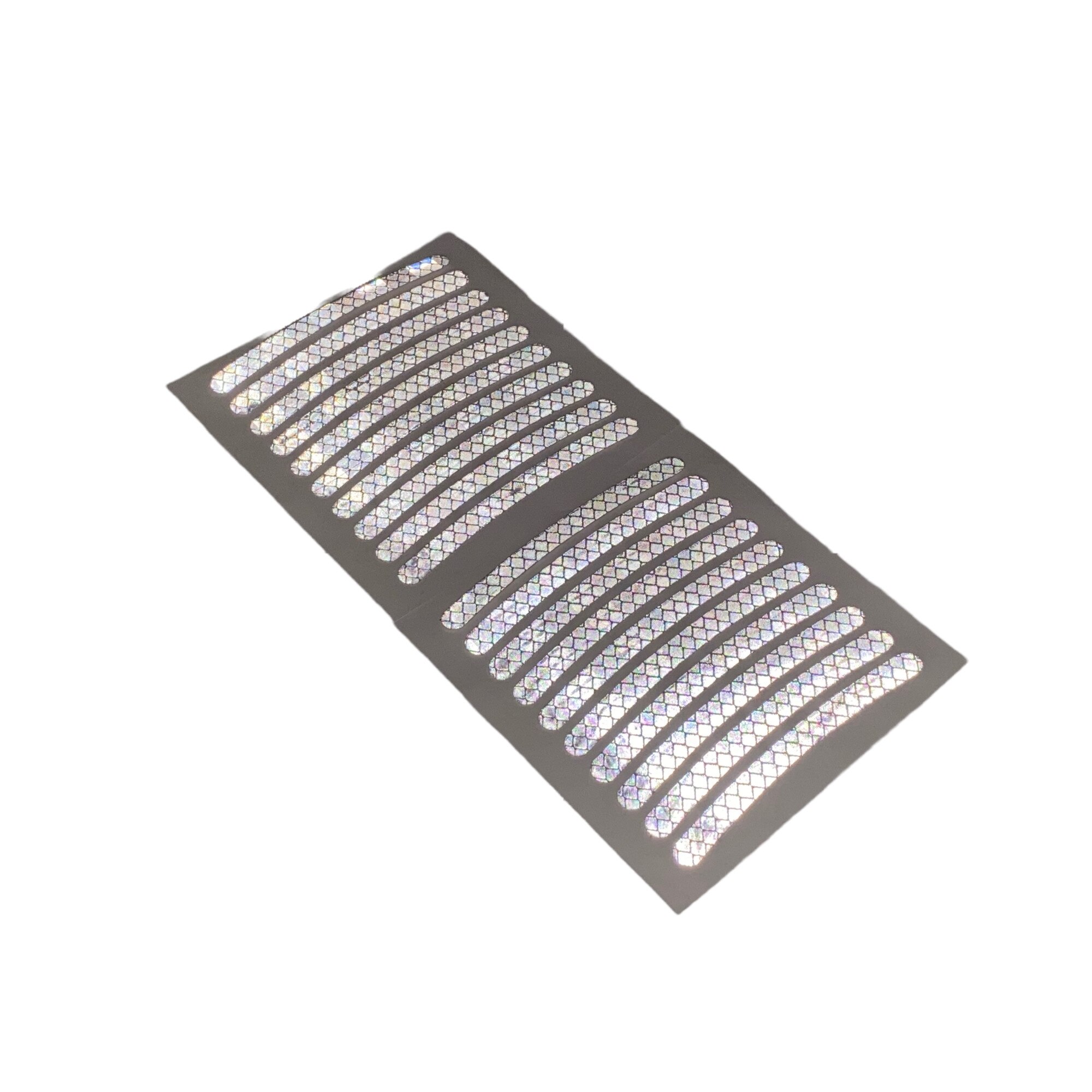 Autocolante reflectorizante pentru jante tip abtibild, set 20 buc, albe ...